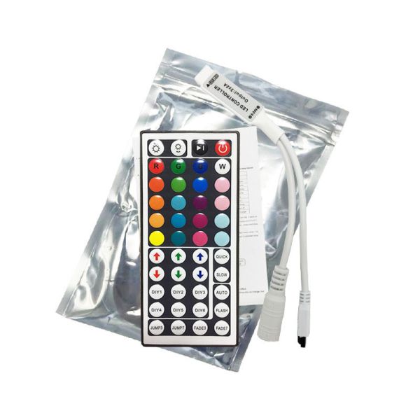 Quality 144W Mini 44 Keys IR Controller , Colorful RGB Light Strip Controller for sale
