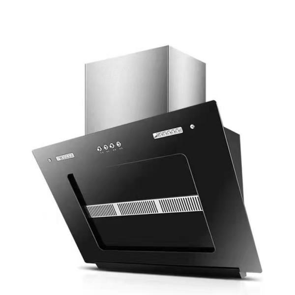 Quality Suction Island Range Hood with 200W Power and Ceiling Mounted Lampblack Machine for sale