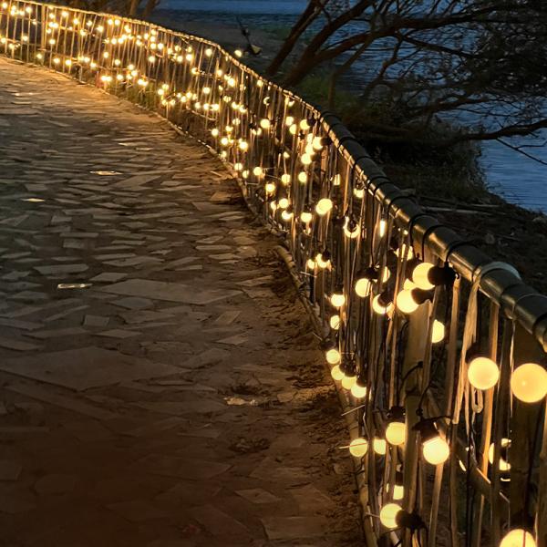 Quality Camping Ball Light String Connected To Outdoor Horse Racing LED Light for sale
