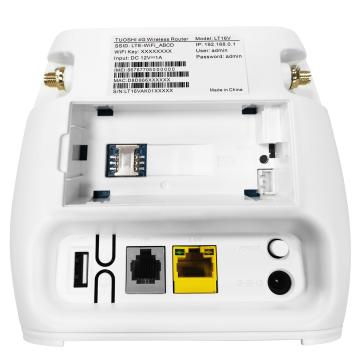 Quality 5dbi Antenna Broadband Sim Card Router White RJ11 Port for sale