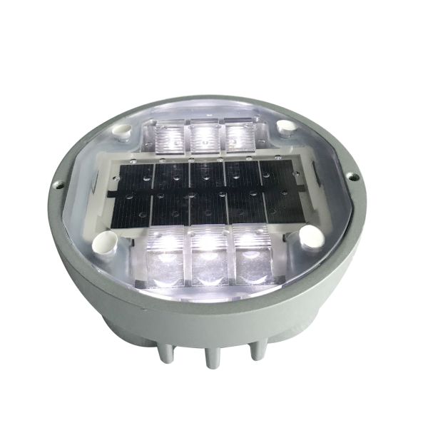 Quality High Luminous IP68 1000 Meters Intensity Underground Solar Light Round for sale