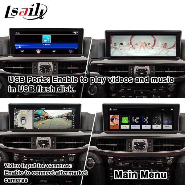 Quality Wireless CarPlay Decoder for Lexus LX LX570 LX460d 2017-2022 Revese Camera Video for sale