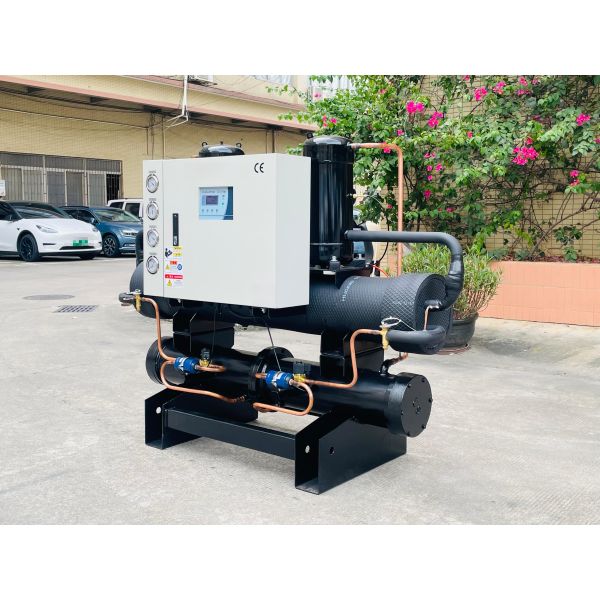 Quality 40HP Water Cooled Scroll Type Chiller featuring water cooling technology to improve overall system performance and durability for sale