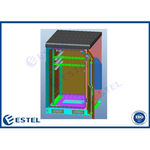 Quality Grey IP55 20U Outdoor Weatherproof Electrical Enclosures for sale