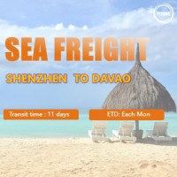 Quality 20GP 40GP Container Export Sea Freight From China To Philippines Davao for sale