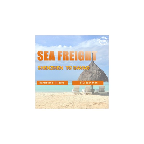 Quality 20GP 40GP Container Export Sea Freight From China To Philippines Davao for sale