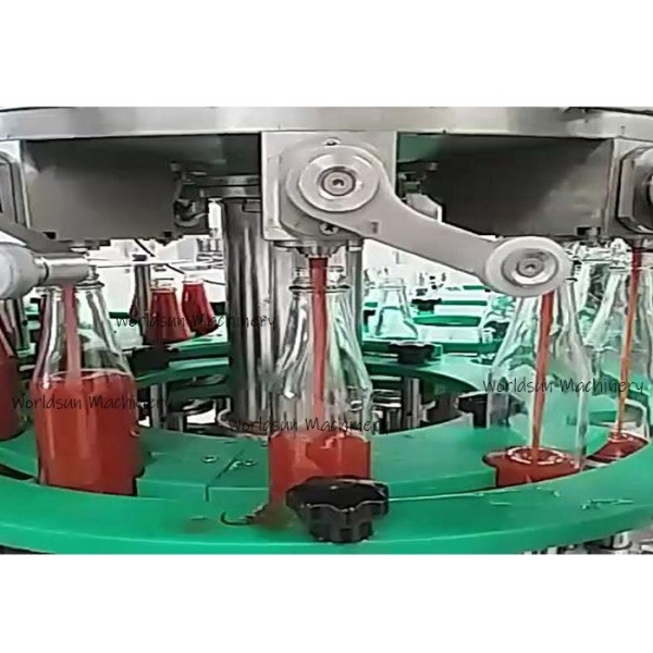 Quality Full Automatic Ketchup Filling Machine for Glass Plastic Bottle Rinser Filler Capper for sale