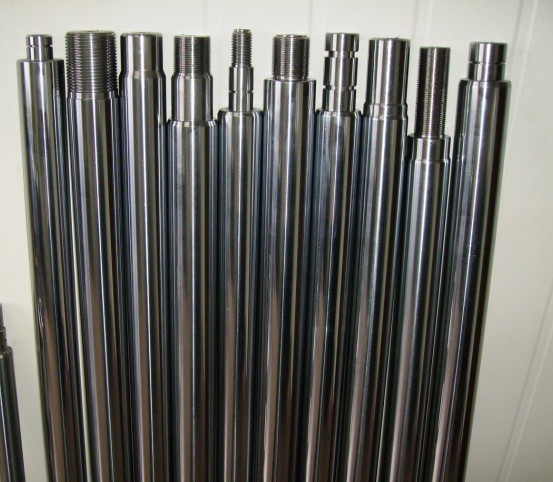 Quality ST52 / 20MnV6 Hollow Steel Rod Chrome Plated , Hollow Threaded Rod for sale