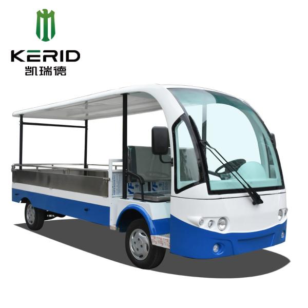 Quality Large Space Cargo Vehicle 72C AC Motor Utility  Electric Pick Up Truck for sale