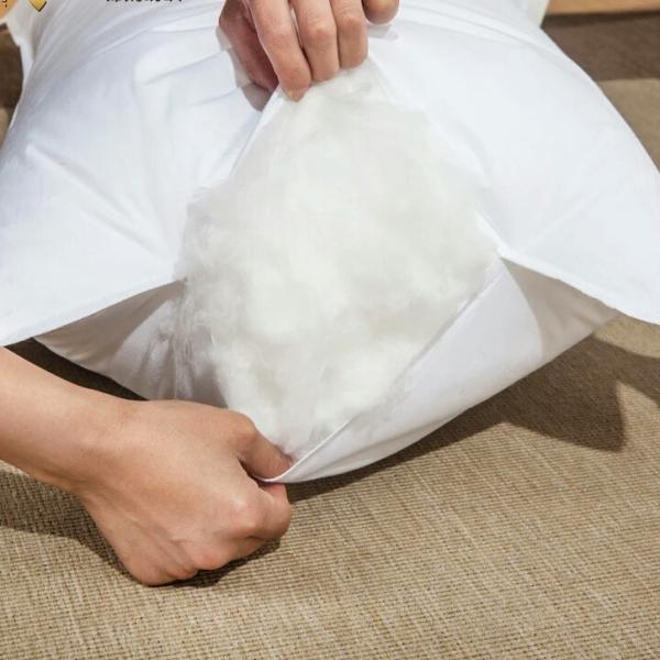 Quality White Hotel Quality Feather Pillows Customized With Woven Technics for sale