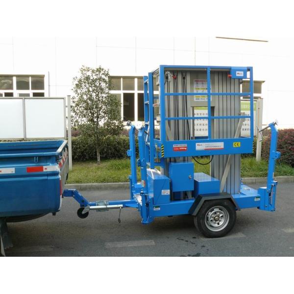 Quality 12m Towable Scissor 300kg Trailer Boom Lift for sale