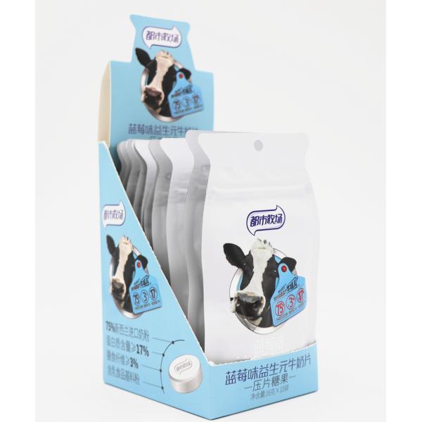Quality Compressed Chewy Milk Candy Low Calorie For Supermarket CVS for sale