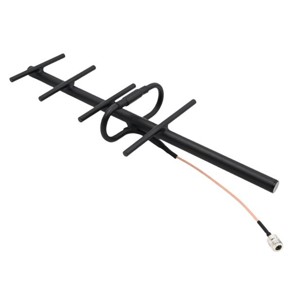 Quality GSM Yagi Antenna 9dBi High Gain Outdoor 3G 4G Yagi Antenna Vertical/Horizontal Polarization for Cellular Signal Boosting for sale