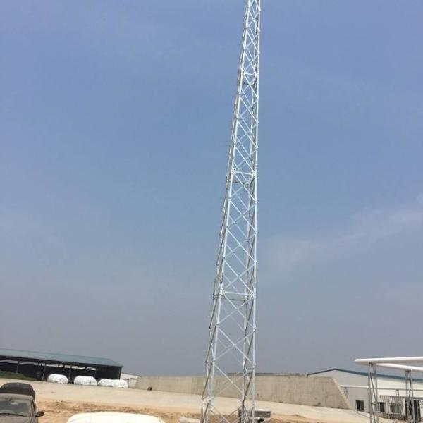 Quality Truss Guy Lines 65ft 20M Telescopic Lattice Steel Towers for sale