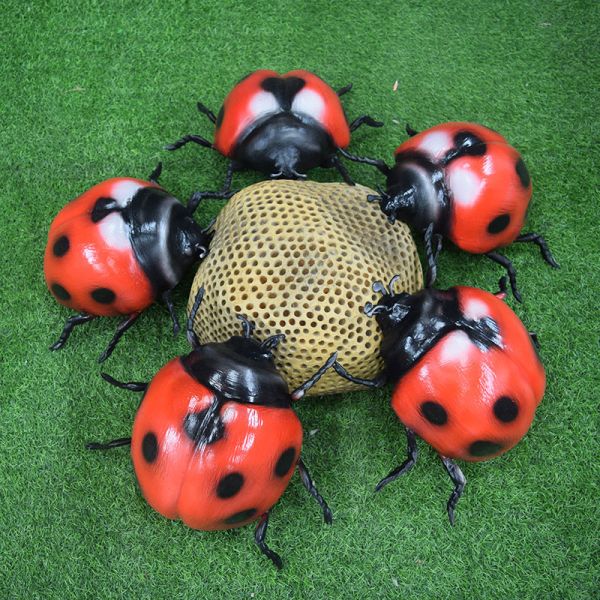 Quality Waterproof Animatronic Ladybug with Infrared Sensor for Parks for sale