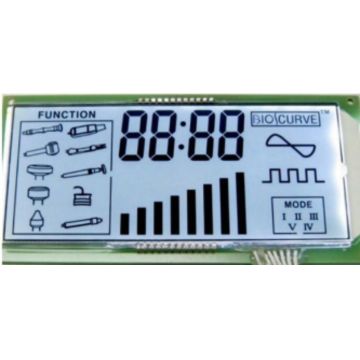 Quality Custom 7 Segment LCD Display Panel / High Contrast Transparent Positve LCD for sale
