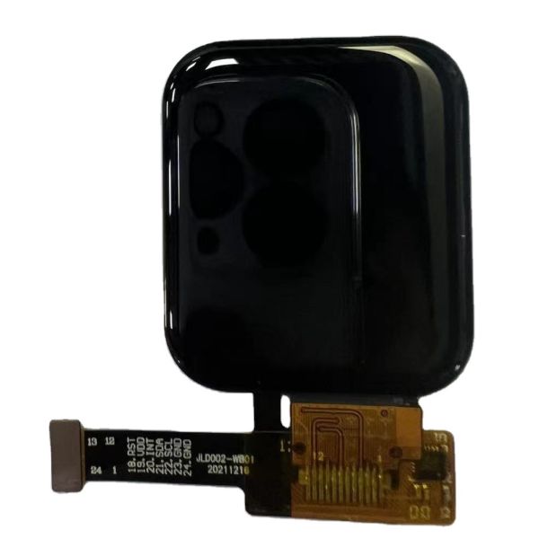 Quality 2.5D Edge Curved Side 1.3 Inch TFT LCD With CTP 240*240 SPI Interface All Viewing Angle 16 PIN FPC for sale