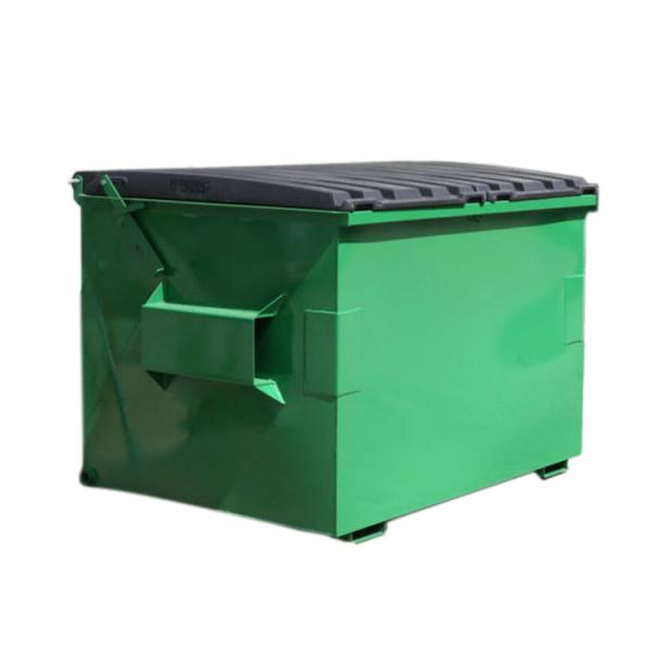 Quality Commercial Front Load Trash Container 4-6mm Steel Construction For Garbage for sale