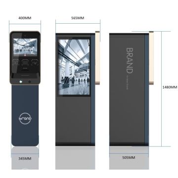 Quality Parking payment kiosk with cash acceptor and card reader for sale