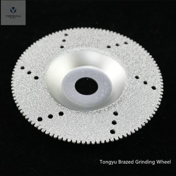Quality 100mm Brazed Diamond Tools For Marble Stone Ceramic Quartz Cutting for sale