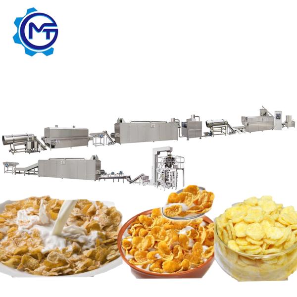 Quality Puff Corn Flake Making Machine Large Capacity 500 - 1000 Kg/H for sale