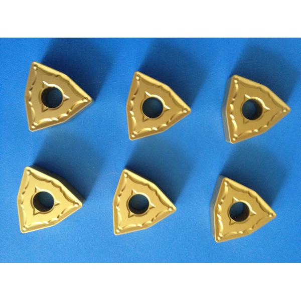 Quality TCMT090204-HF yellow CNC Carbide Inserts Tool triangle K05 - K15 for sale