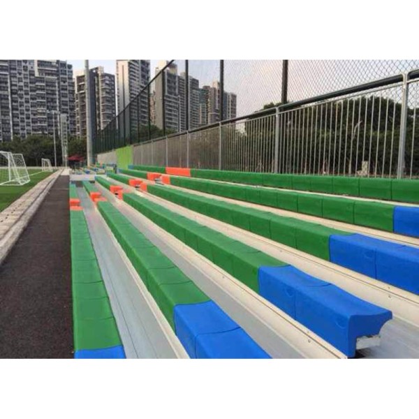 Quality Sports Events Fixed Aluminum Grandstands Spectator 203MM Riser Height For Outdoors for sale
