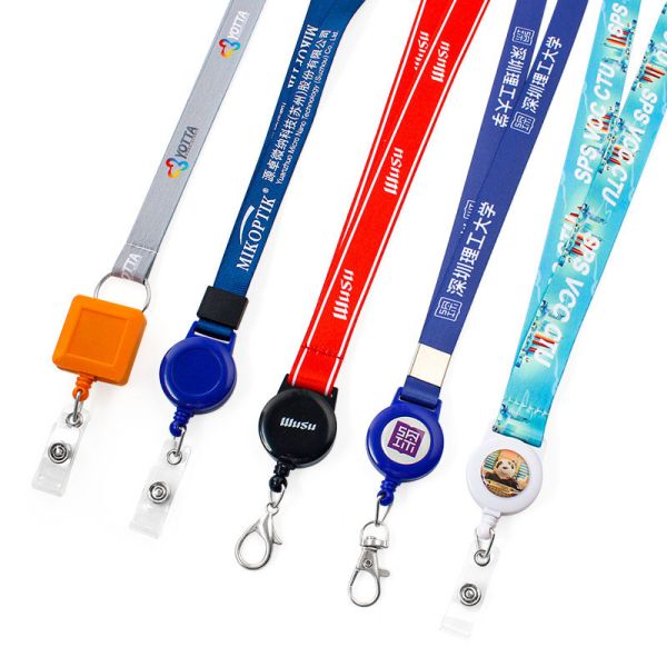 Quality Customized Heated Transfer Keychain Neck Strap Polyester Lanyards for Keys Many for sale