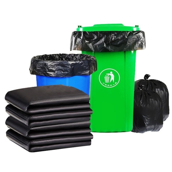 Quality Custom Size Individually Folded HDPE Plastic Cleaning Contractor Packaging Trash for sale