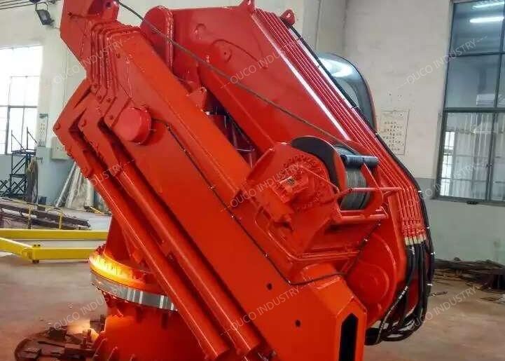 marine foldable knuckle boom crane