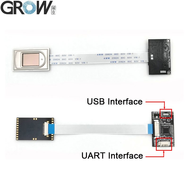 Grow R303s FPC1020 Capacitive Fingerprint Module with Free Sdk