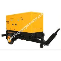 Quality 1500RPM 1800RPM 15KW Trailer Mounted Diesel Generator Outside Use for sale