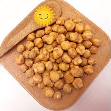 Quality Seasoned Chilli Flavor Coated Crispy Fried Chickpeas NON GMO for sale
