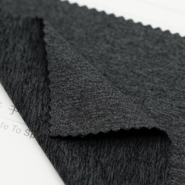 Quality Recycled 86% Polyester Spandex Fabric Double Sided Sanding With High Elasticity for sale