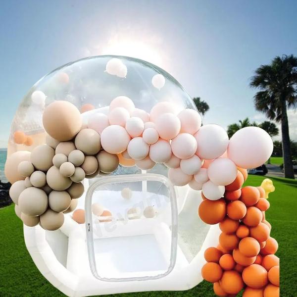 Quality Age Range 8 to 13 Years Inflatable Bubble Bounce House with Base 14ft Customized for sale
