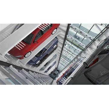 Quality Traction Comb Automated Parking Tower 25 Levels Vertical Parking System for sale