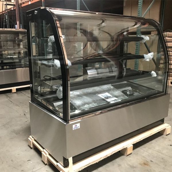 Quality High quality refrigerated  glass door display case cake showcase with CE/ETL for sale