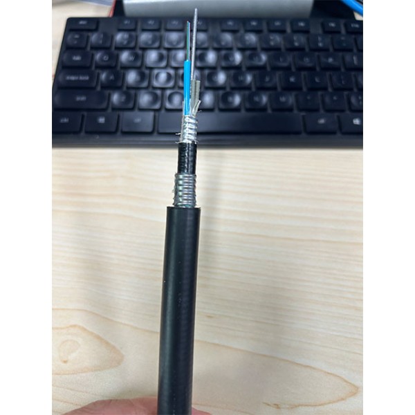 Quality Stranded Loose Tube 12 24 core Underground Fiber Optic Cable for sale
