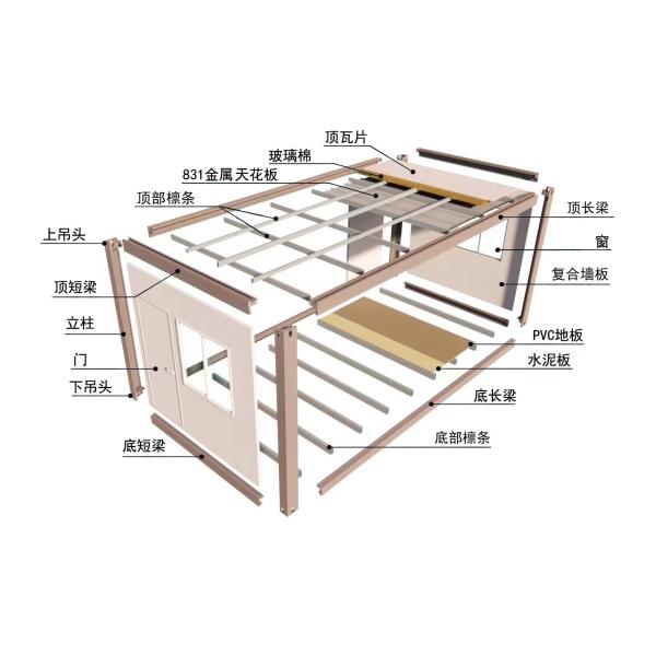 Quality 20FT/40FT Customized Detachable Container House Quick Installation and Safe for sale