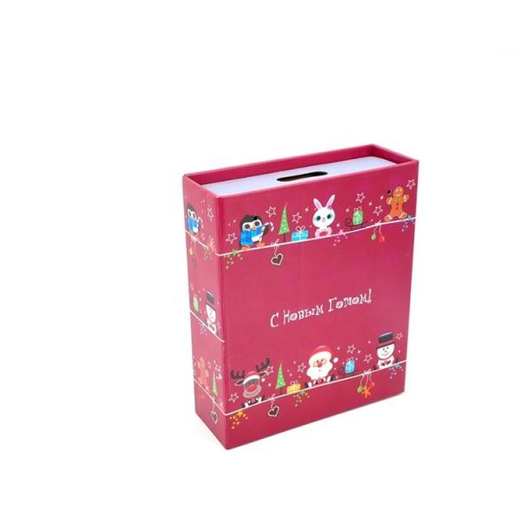 Quality Christmas Gift Custom Picnic Hamper Basket Cardboard Box With Sleeve for sale