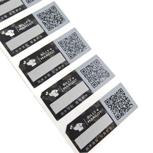 Quality Custom logo OEM Holographic Scratch-Off Anti-Anti-ounterfeiting Labels Stickers for sale