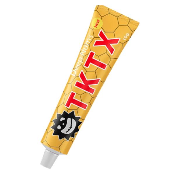 Quality 10g Numb Anesthetic Cream Yellow TKTX Numbing Cream CE SGS for sale