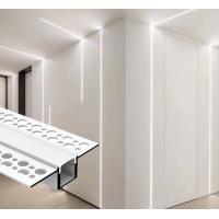 Quality Recessed Drywall Plaster Gypsum Aluminium Led Profile For Ceiling LED Light for sale