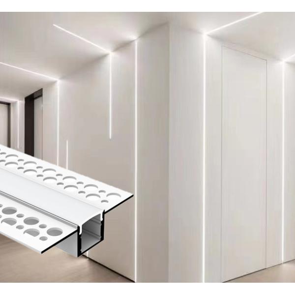 Quality Recessed Drywall Plaster Gypsum Aluminium Led Profile For Ceiling LED Light Strips Aluminum Channel for sale