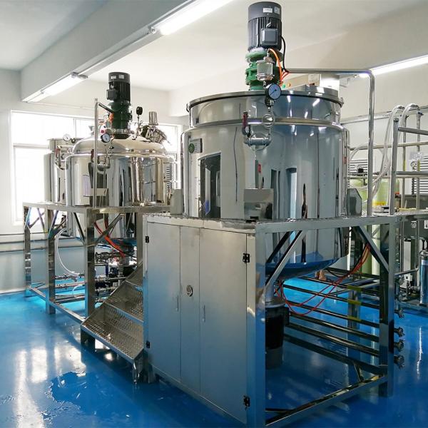 Quality 500L Homogenizer Emulsifier Mixer , industrial Liquid Soap Mixer Machine for sale