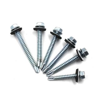 Quality Galvanised SDS Nails Self Drilling Hex Head Bolts 700N Grade for sale