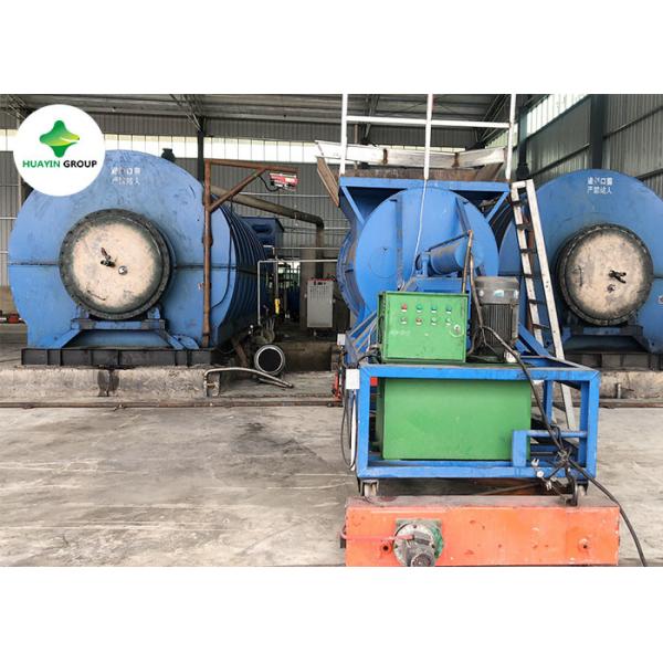 Quality 20t Waste Tire Pyrolysis Plant For Processing Tyres 0.4rpm Non Pollution for sale