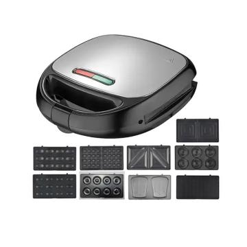 Quality Portable 6 8 In 1 Non Stick Sandwich Bubble Waffle Maker Home for sale