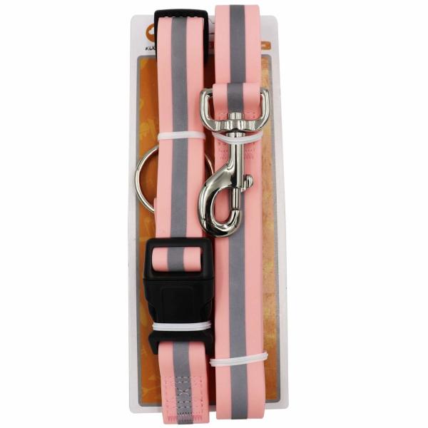 Quality Durable Waterproof Dog Collar And Leash , Reflective Pet Training Leash for sale