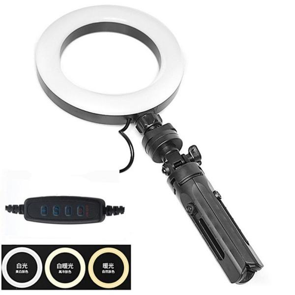 Quality Bluetooth Touch Panel 12W 6 Inch Ring Light With Tripod for sale